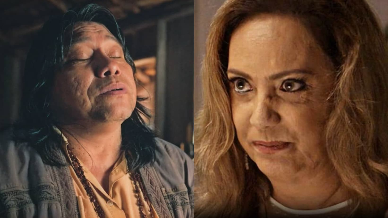 Xamã vê sombra ardente sobre a cabeça de Agatha, se arrepia ao ...